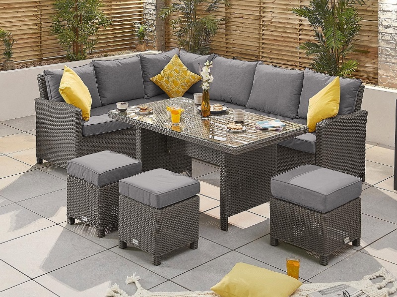 Ciara right hand casual dining corner sofa set store